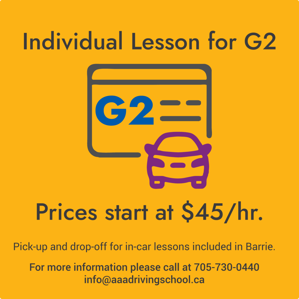 Individual packages G2 Archives - AAA Driving School